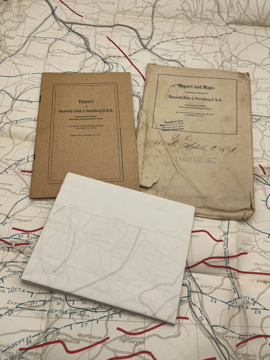 Original World War One American General Pershing's Report on Operation ...