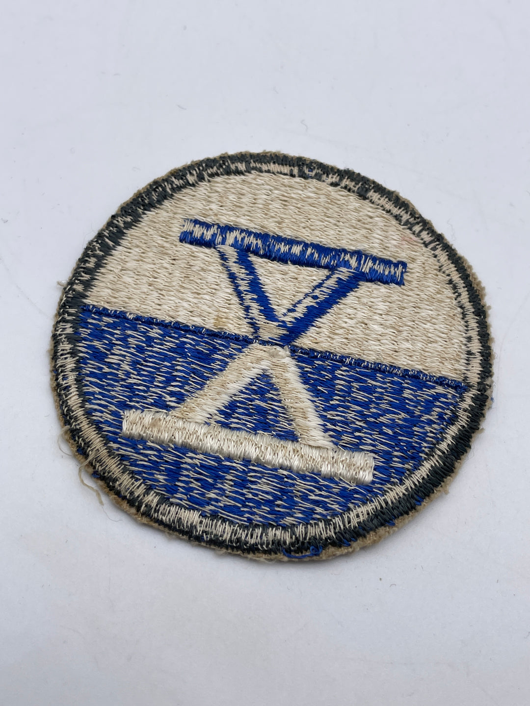 Original World War Two X Corps Patch – Hornbeam Militaria