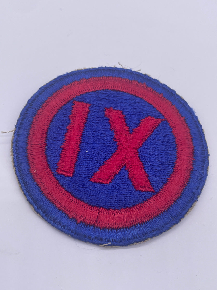 Original World War Two IX Corps Patch – Hornbeam Militaria