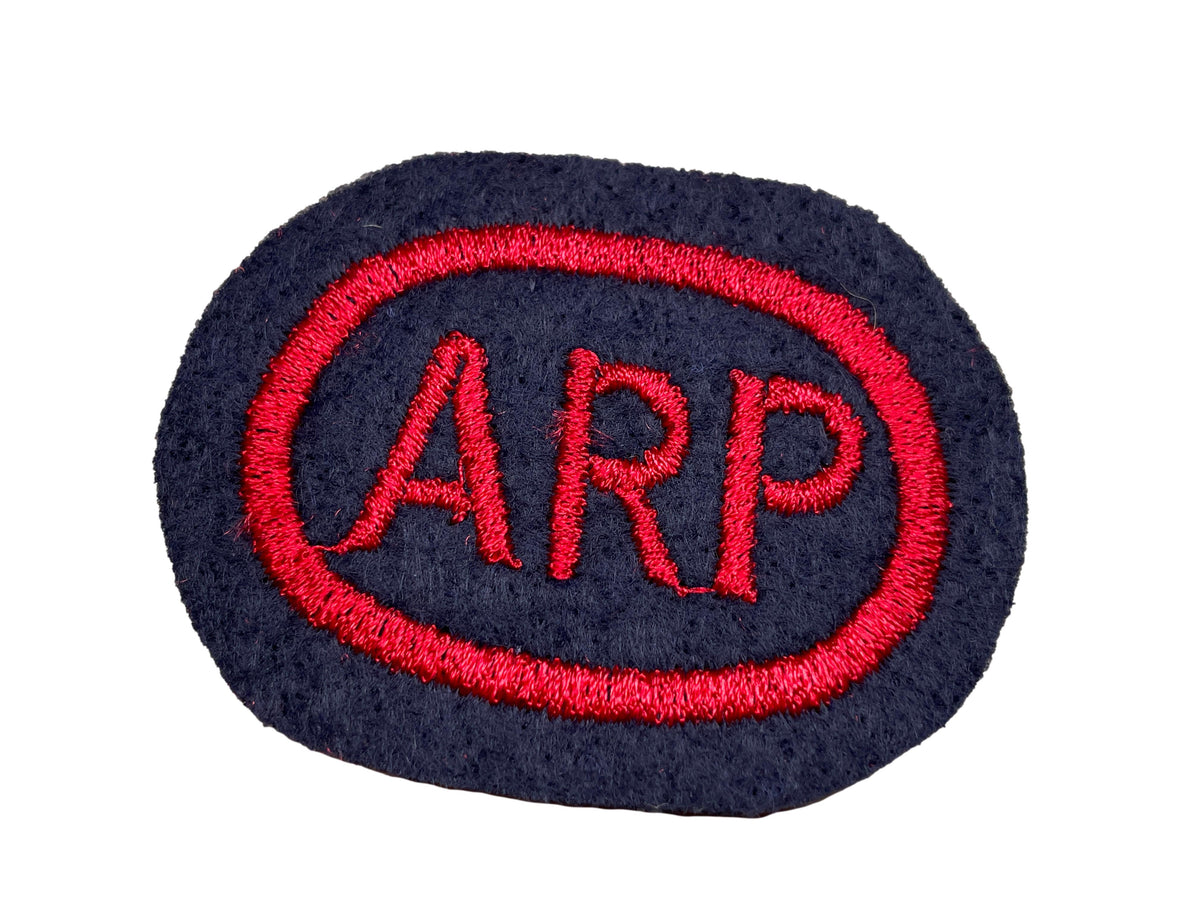 ARP Breast Badge, Felt Backed, Made in England – Hornbeam Militaria