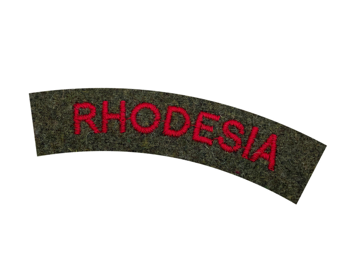 Rhodesia Overseas Flash, Made in England – Hornbeam Militaria