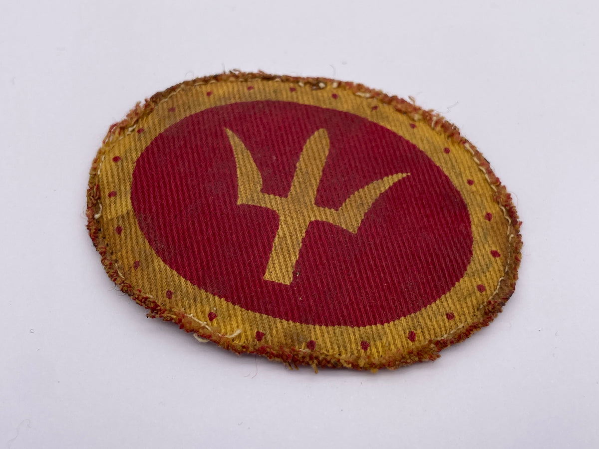Original British 44th Infantry Division Patch, Printed – Hornbeam Militaria