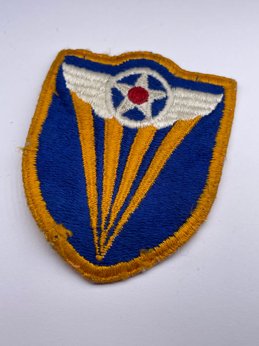 Original World War Two American 4th Army Air Force Patch, Rare Felt Va ...