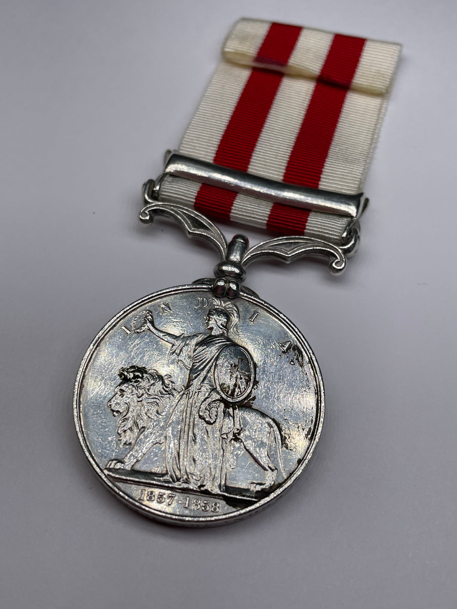 Original 1858 Indian Mutiny Medal, Lucknow Clasp, 79th Highlanders ...