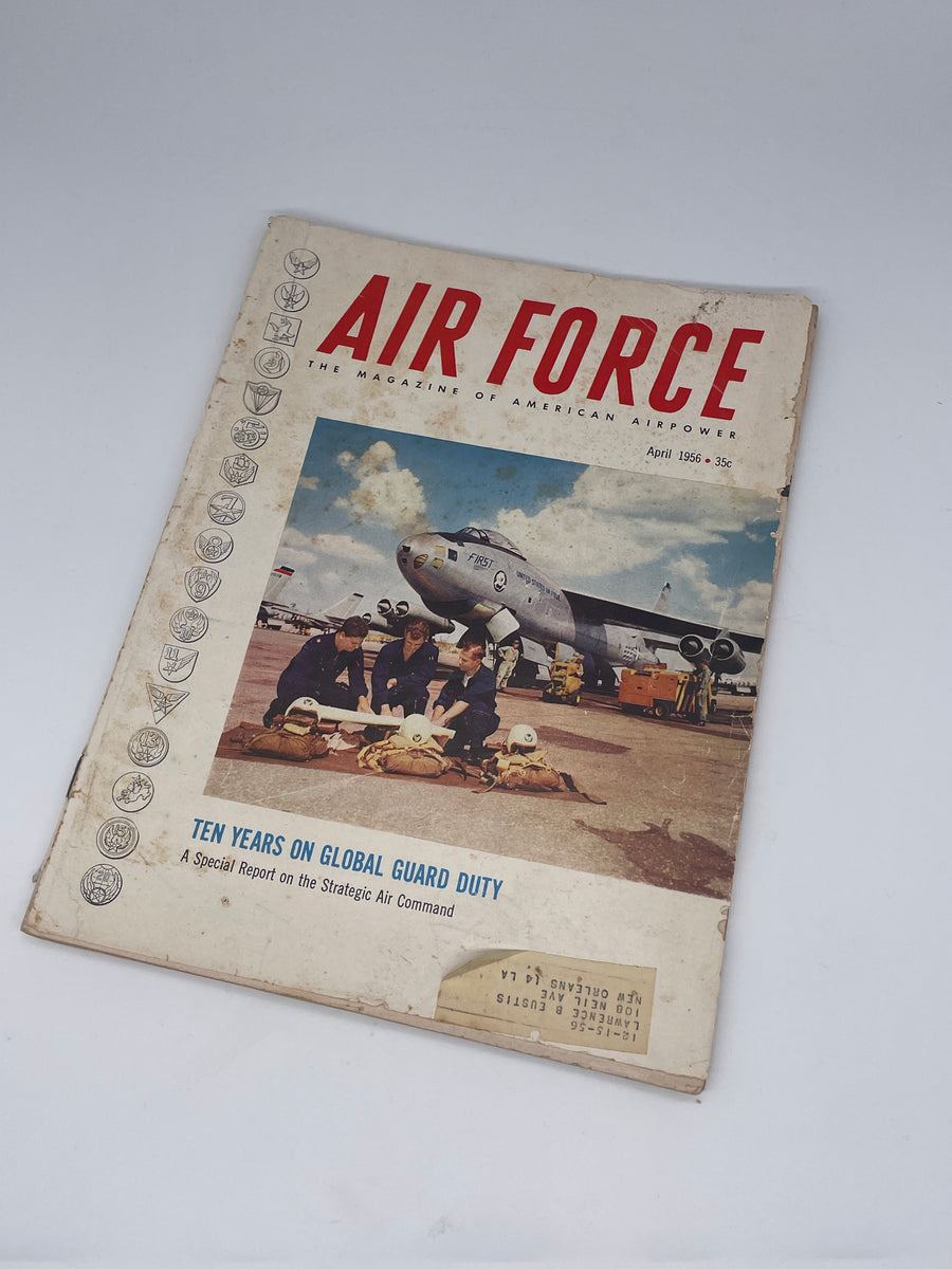 Original 1956 Dated Magazine, "Air Force, The Magazine of American Air ...